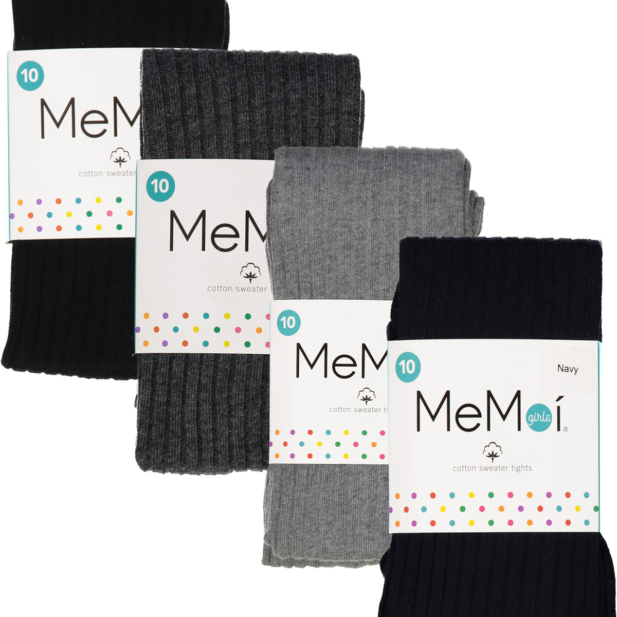 Memoi Girls Cotton Ribbed Sweater Tights Mk 302 Shirtstop