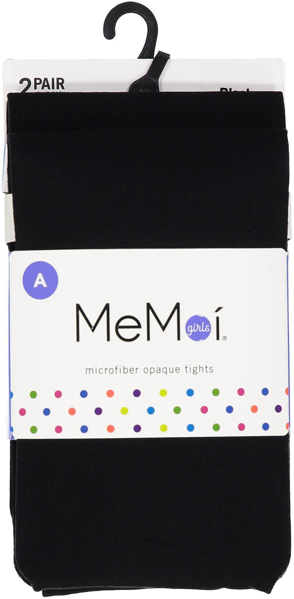 Memoi Girls Microfiber Winter Opaque Tights 2 Pack Mkb 112 Shirtstop