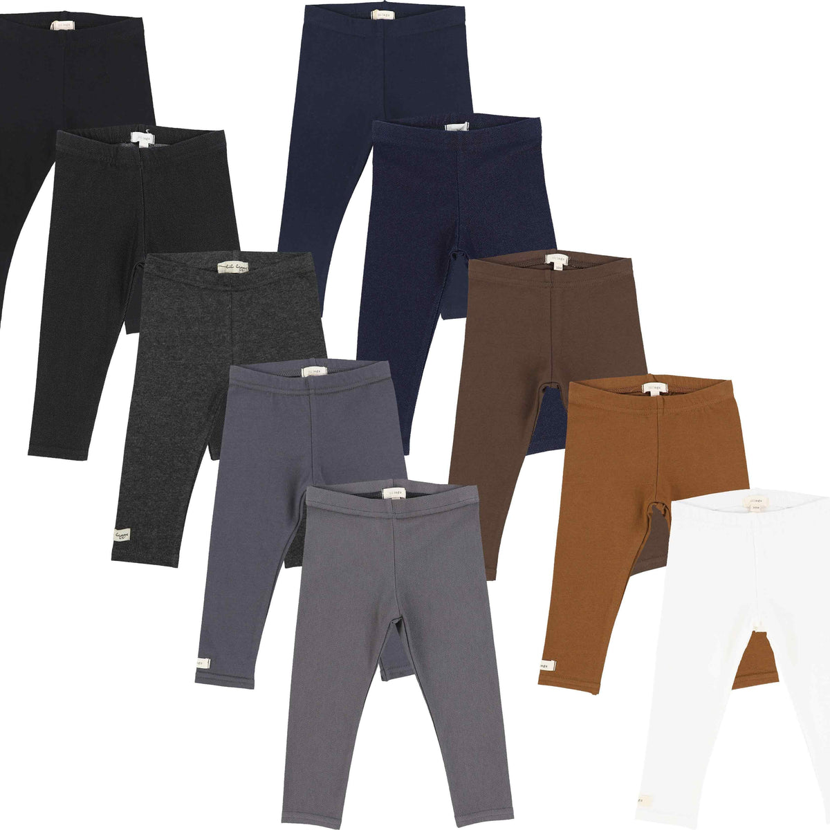 Lil Legs Basic Collection Baby Toddler Boys Girls Kids Comfy Cotton Le ...