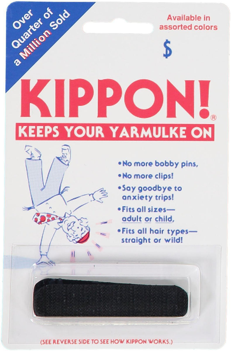 Kippon! Boys/Mens Velcro Yarmulka Clips - KIP – ShirtStop