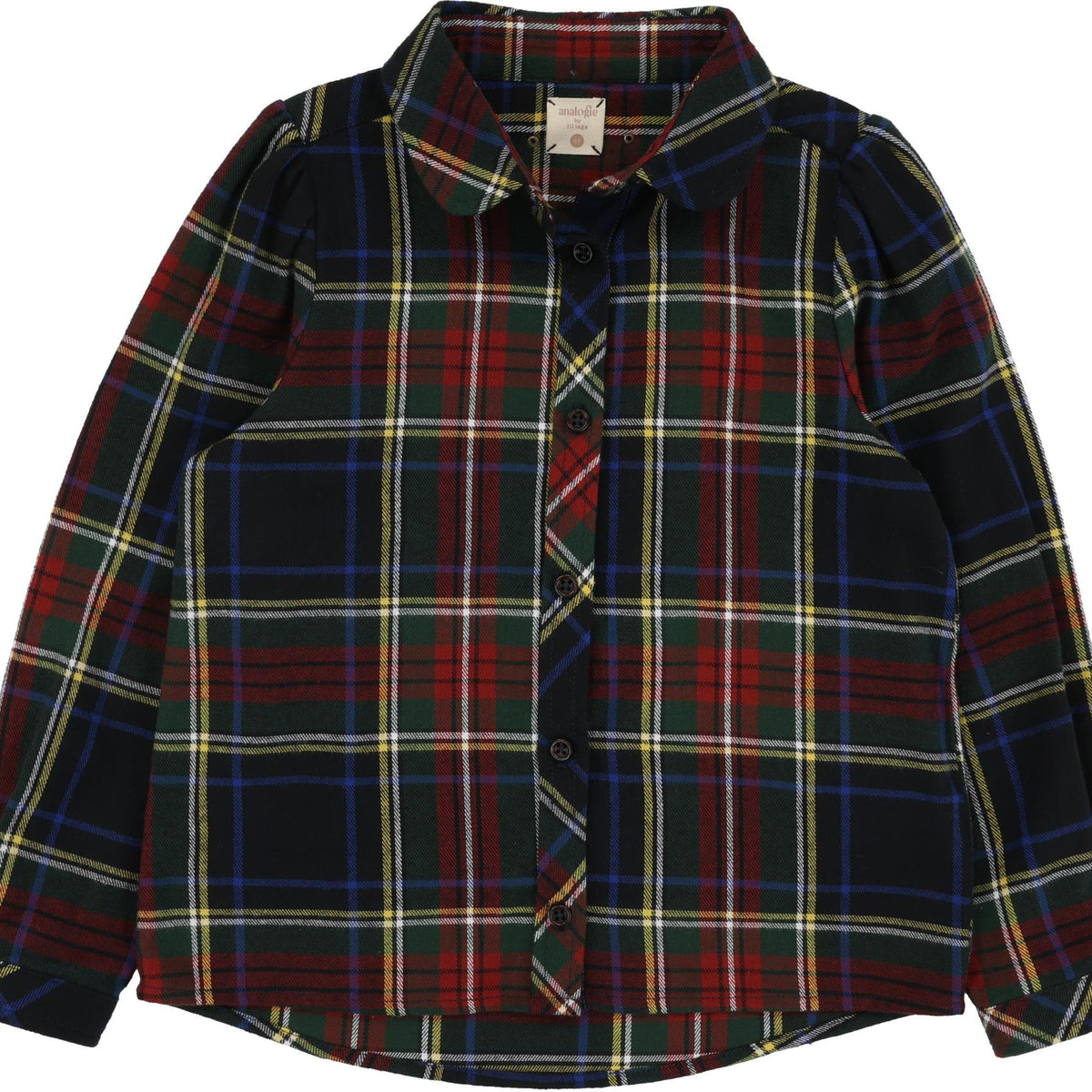 Analogie by Lil Legs Plaid Collection Girls Long Sleeve Blouse - PGB ...