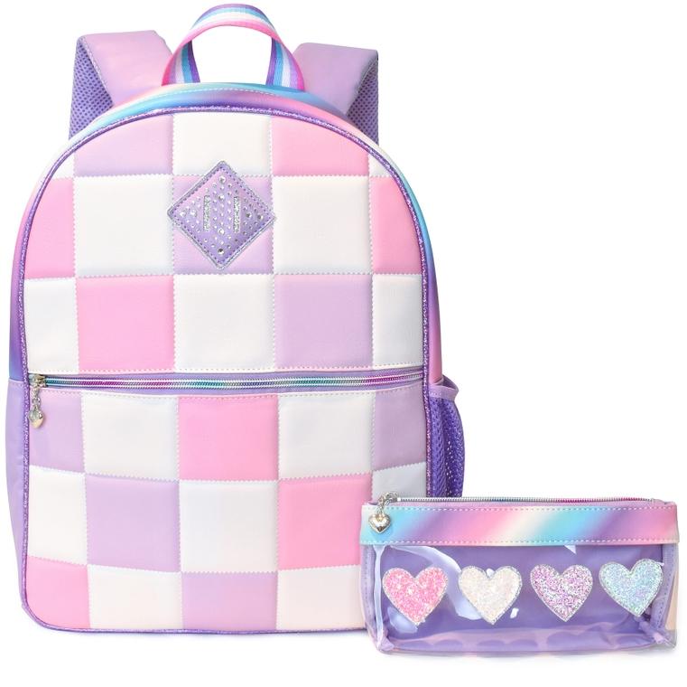 OMG Checkerboard Backpack & Pencil Case Set - OMG-SBP20 – ShirtStop
