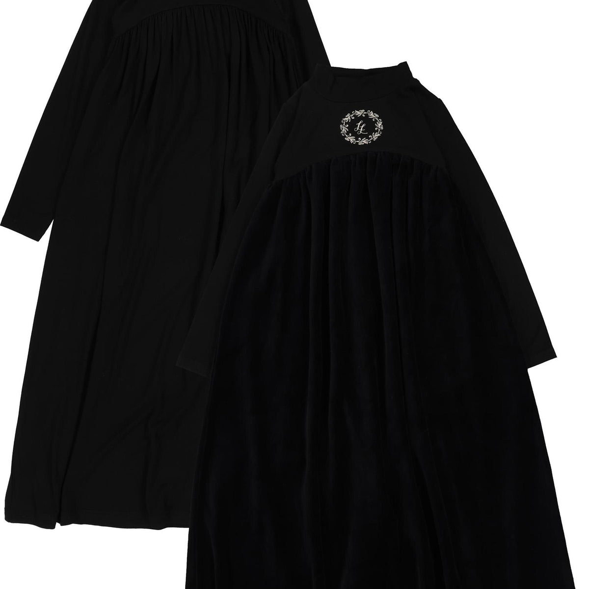 Lil Legs Loungewear Collection Girls Emblem Maxi Robe - LEM – ShirtStop