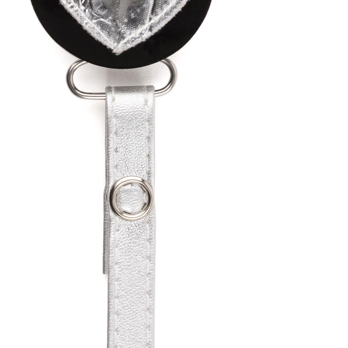 Classy Paci Black Silver Croc Heart Pacifier Clip - CPFW906 – ShirtStop